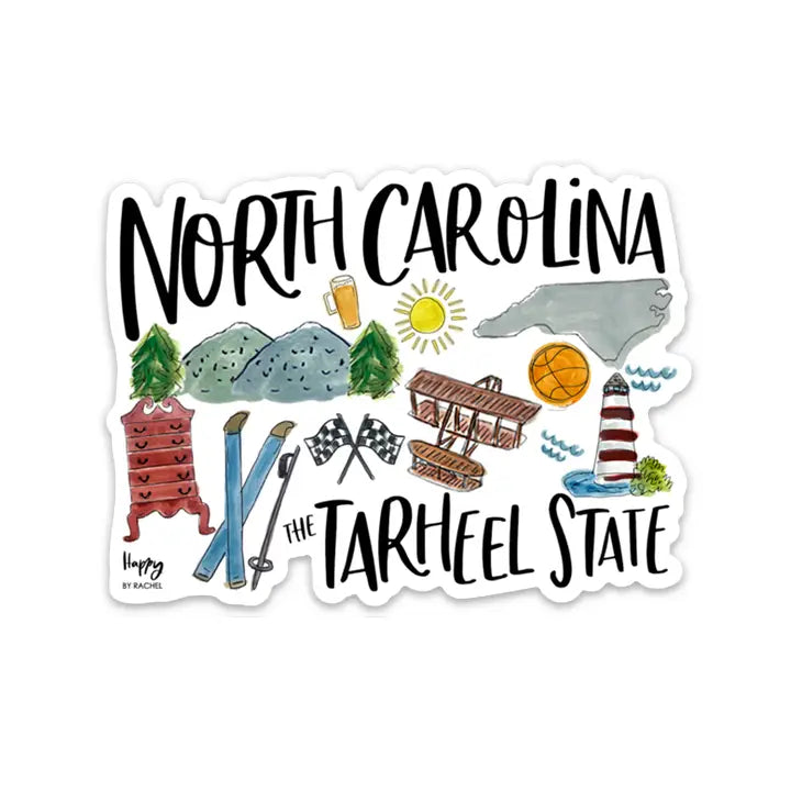 North Carolina State Sticker – Specialty Design Company