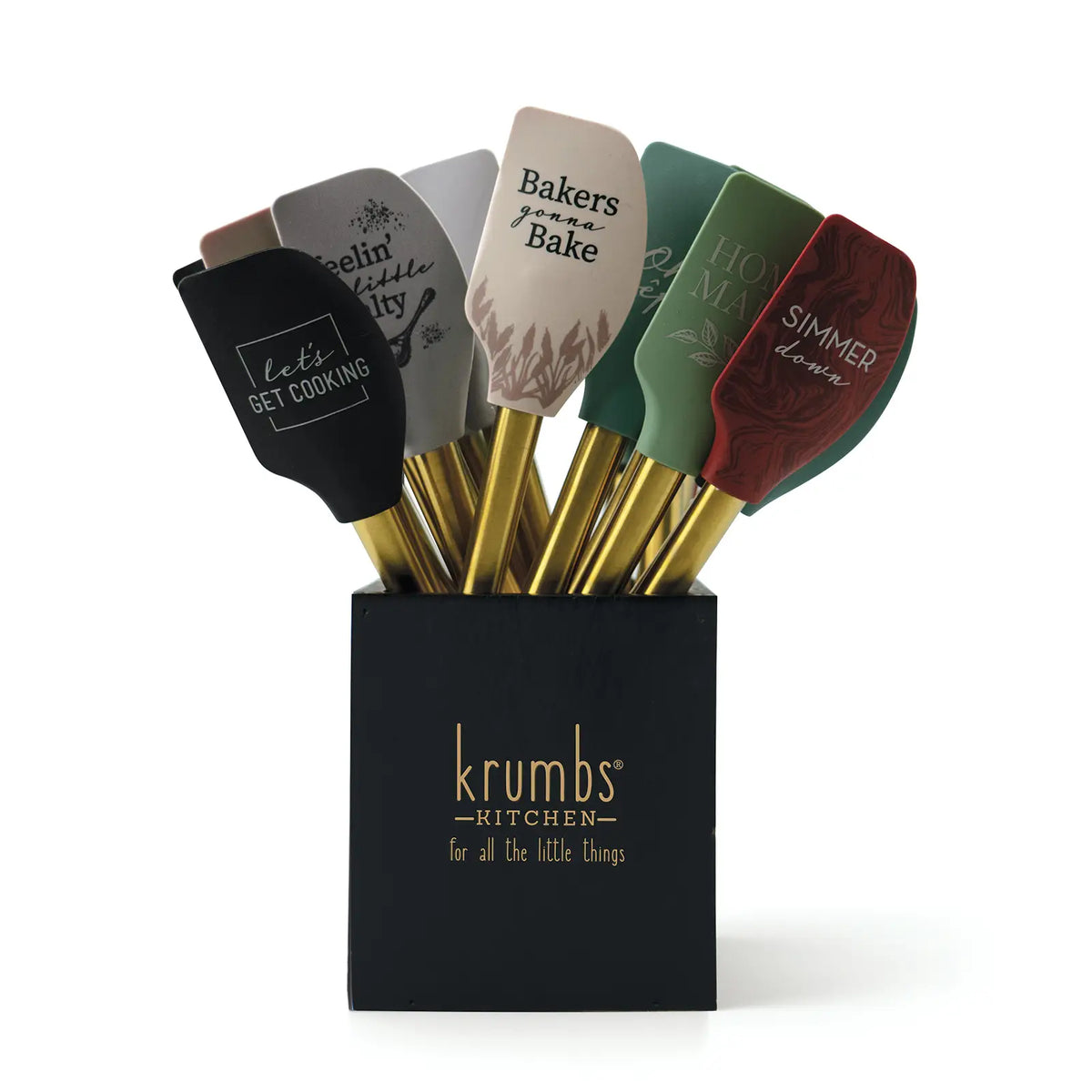 Krumbs Kitchen Elements Collection Silicone Spatulas – Specialty Design ...